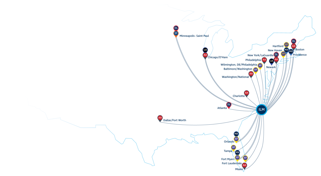 Airlines at The Wilmington Airport • Fly ILM